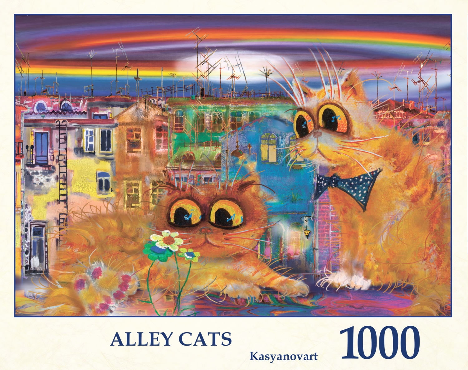 Alley Cats - 1000 Piece Jigsaw Puzzle by Tau - Walmart.com