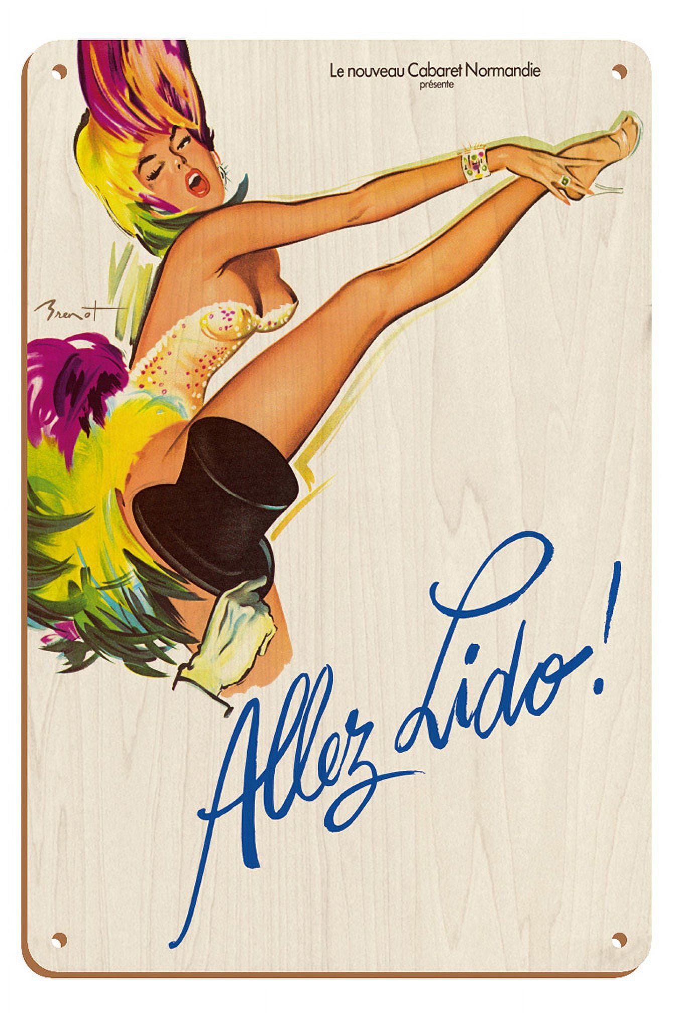 Allez Lido - Normandy France - Le Cabaret Normandie - Can-Can Dancers ...