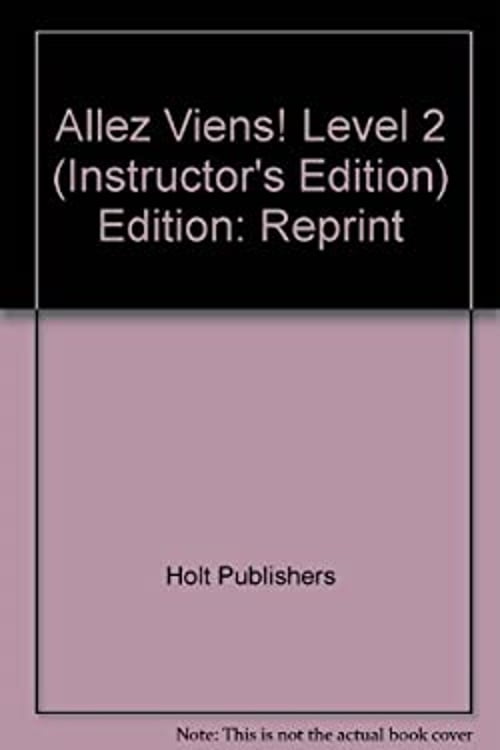 Pre-Owned Allez, Viens! Holt French Level 2 Annotated Teacher's Edition ...