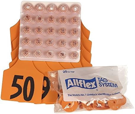 Allflex Orange Maxi 26-50 Tags - Walmart.com