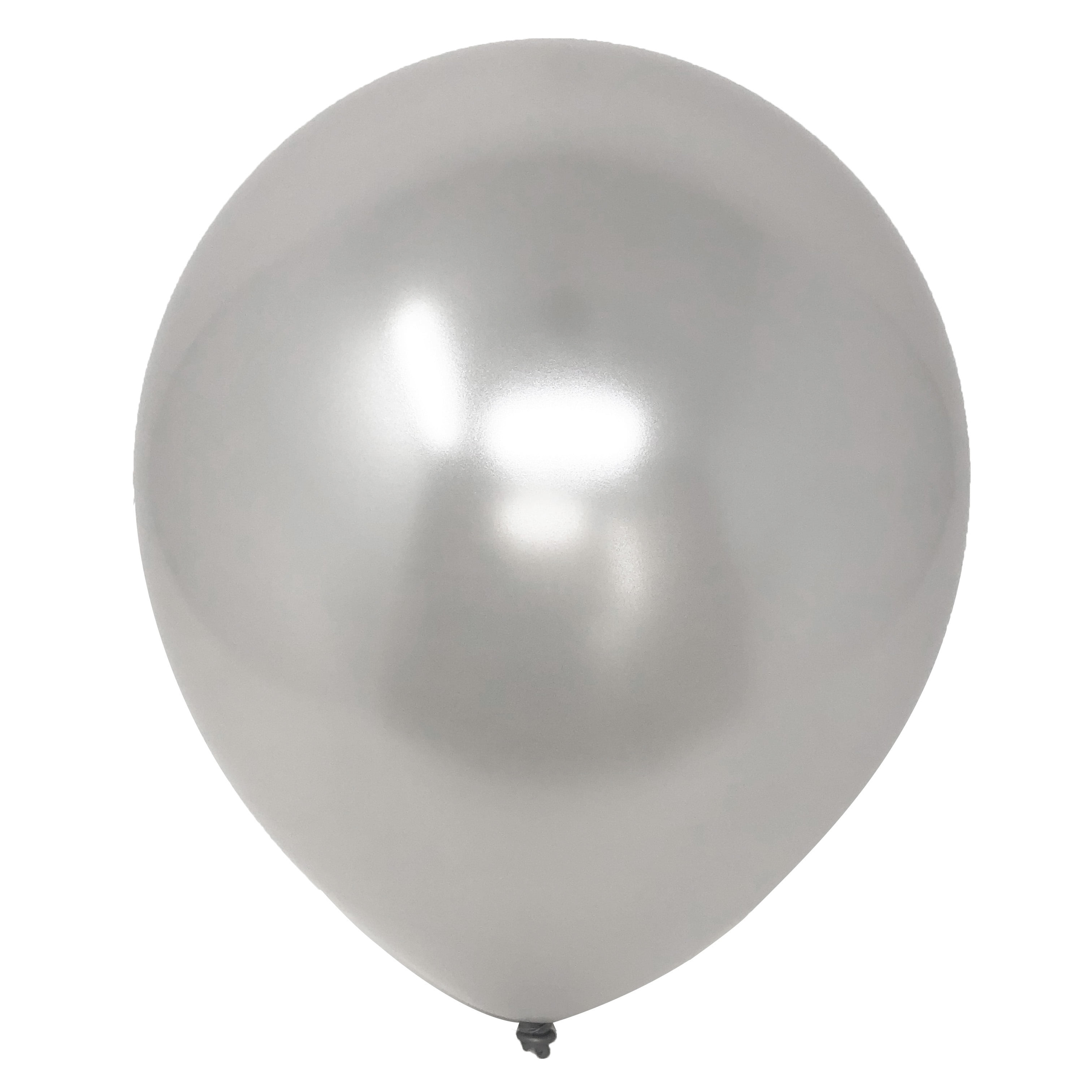 Allgala 100ct 12" Helium Grade Premium Latex Balloons-Silver-BL52004 ...