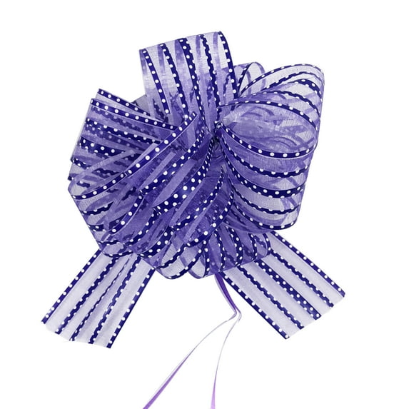 Allgala 12-pc 6 Inch Large Everyday Pull Bows-Purple-GP92002 - Walmart.com