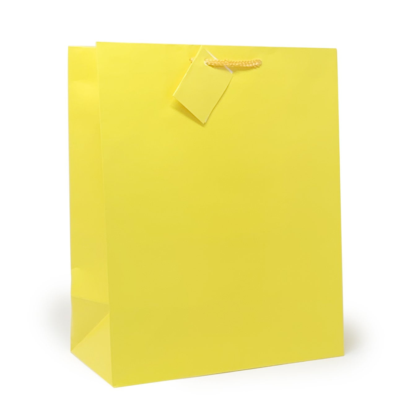 Allgala 12PK Value Premium Solid Color Paper Gift Bags (09"MED-Yellow ...