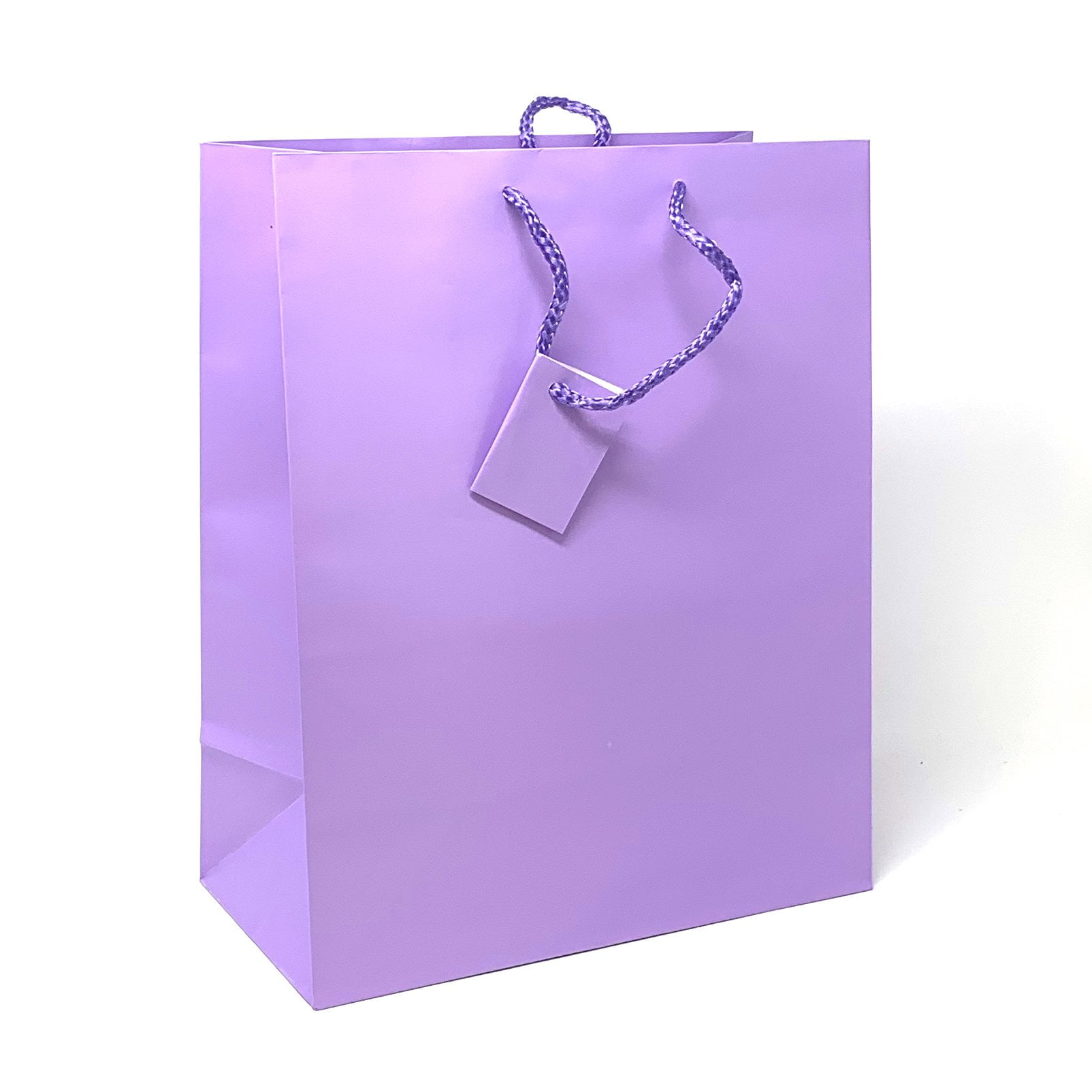 Allgala 12PK Value Premium Solid Color Paper Gift Bags (13"LG-Lavender ...