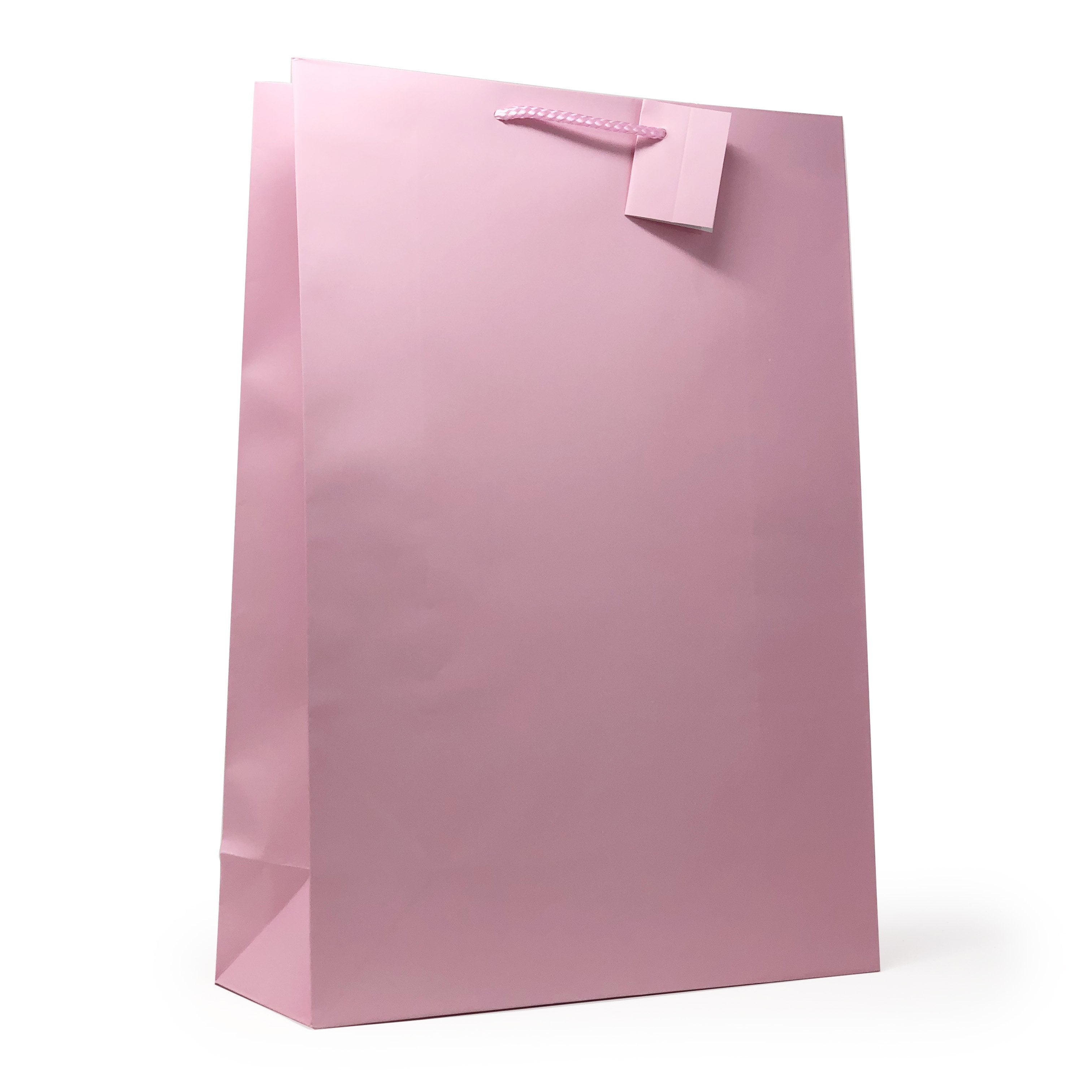 Allgala 12PK Value Premium Solid Color Paper Gift Bags (17"XL-Pink ...