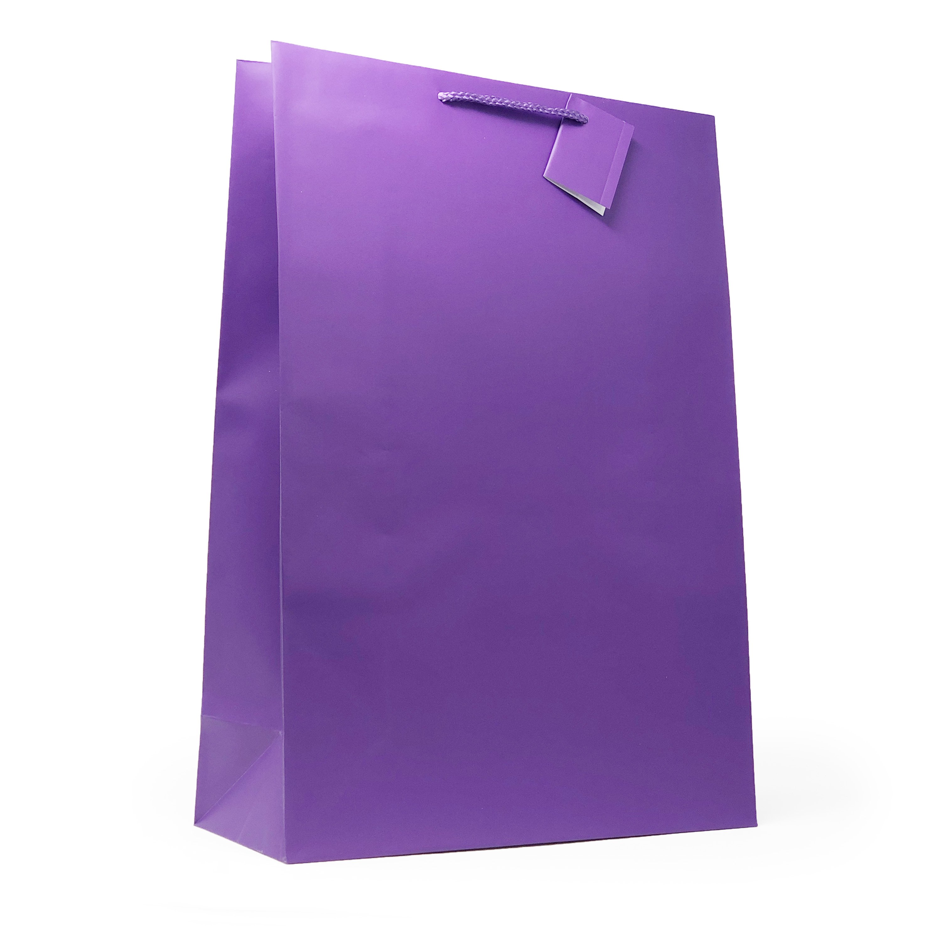 Allgala 12PK Bulk Extra Large Plain Solid Color Paper Gift Bags (17"XL ...