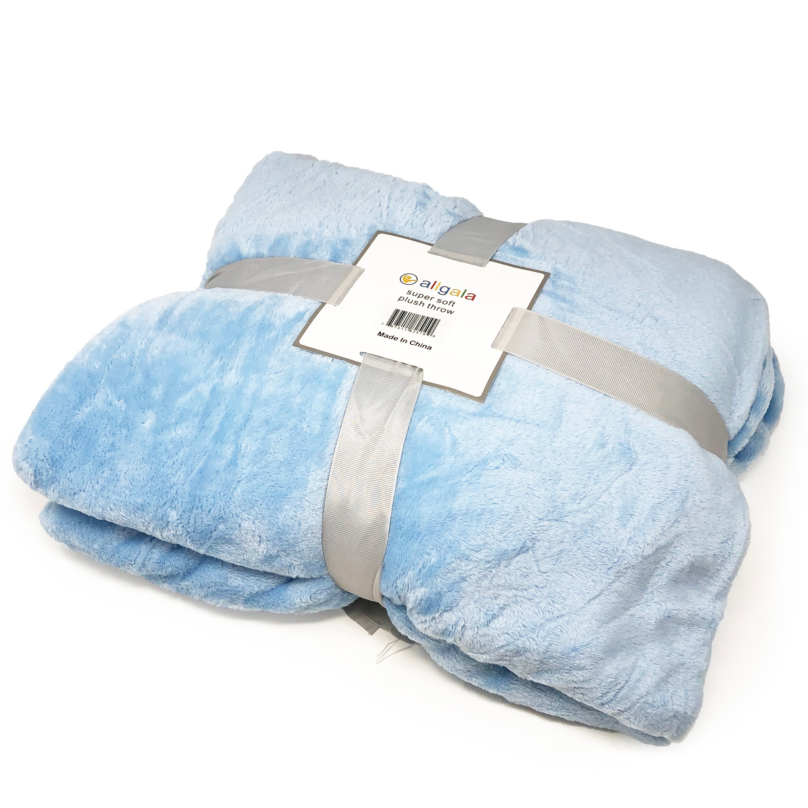 Allgala 60x90 Super Soft Flannel Plush Light Weight Throw Blanket-Light ...