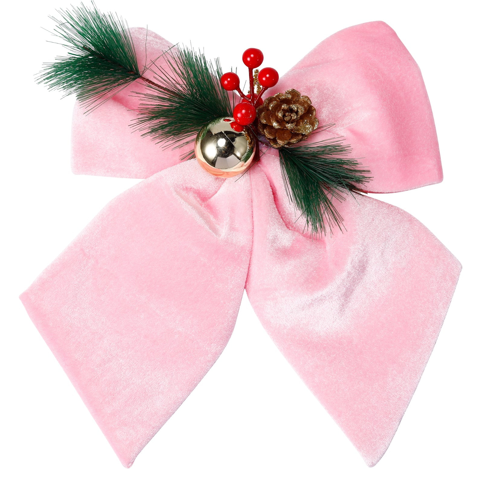 Allgala Christmas Decorative Velvet Bows for Wreath Garland Christmas ...
