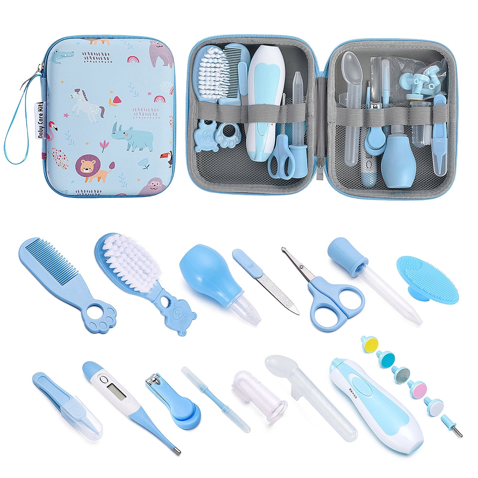 Allhall 20 Pcs Baby Healthcare and Grooming Kit, Safety Newborn Nursery ...