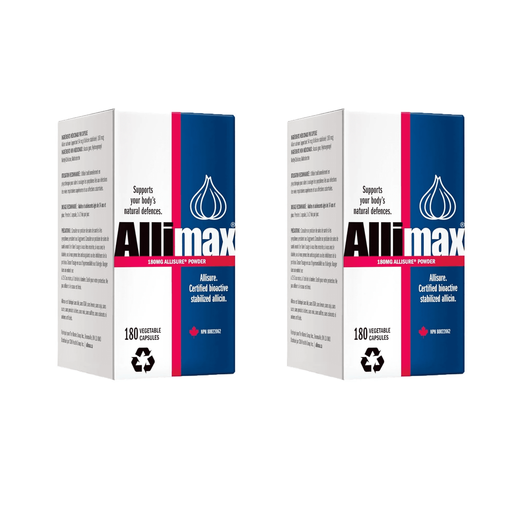 Alli-max Garlic Supplement 180mg – 180 Capsules | Concentrated Allicin ...