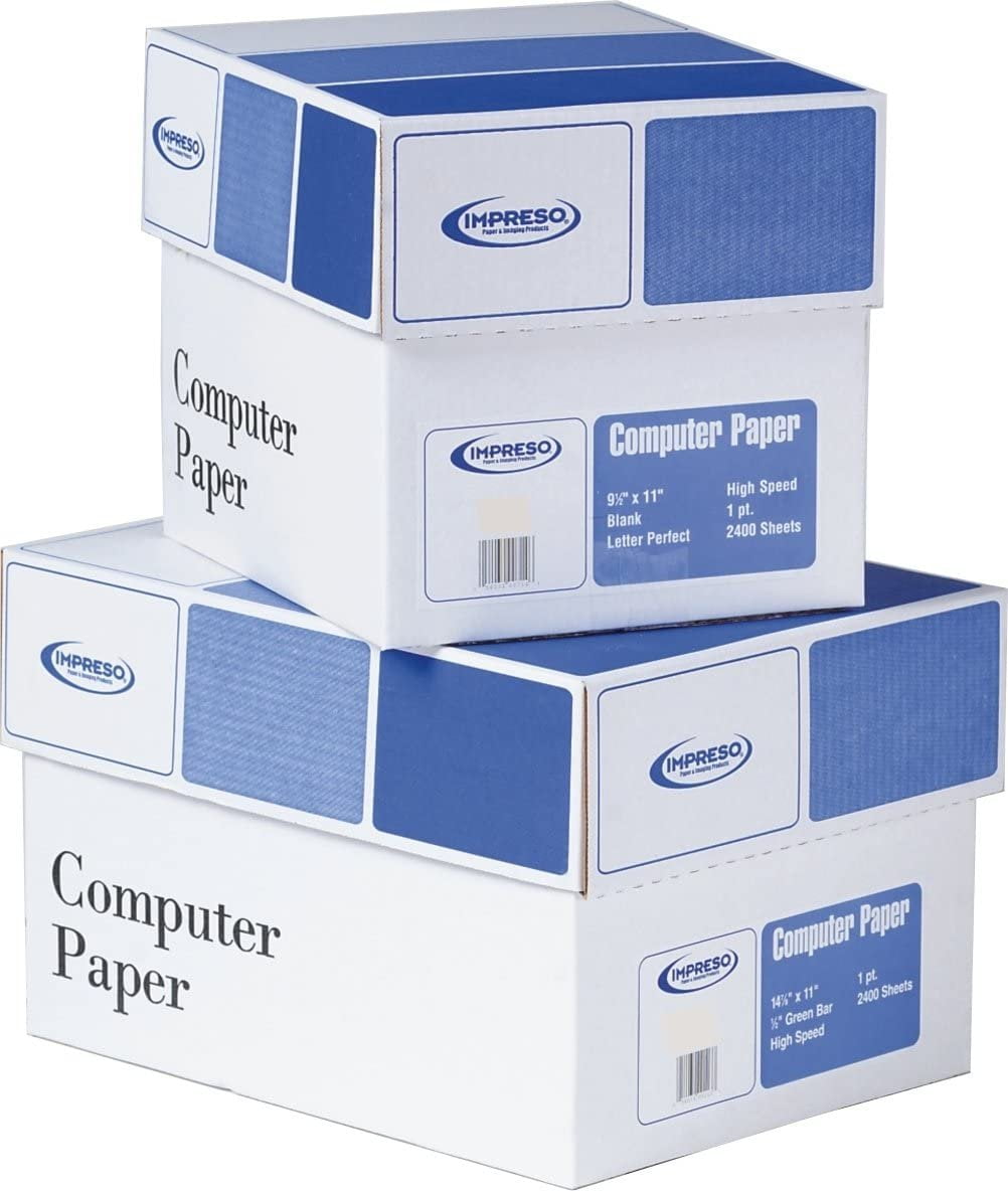Alliance 14 7/8" x 11" Premium 3 Part Carbonless Computer Paper 1/2 ...