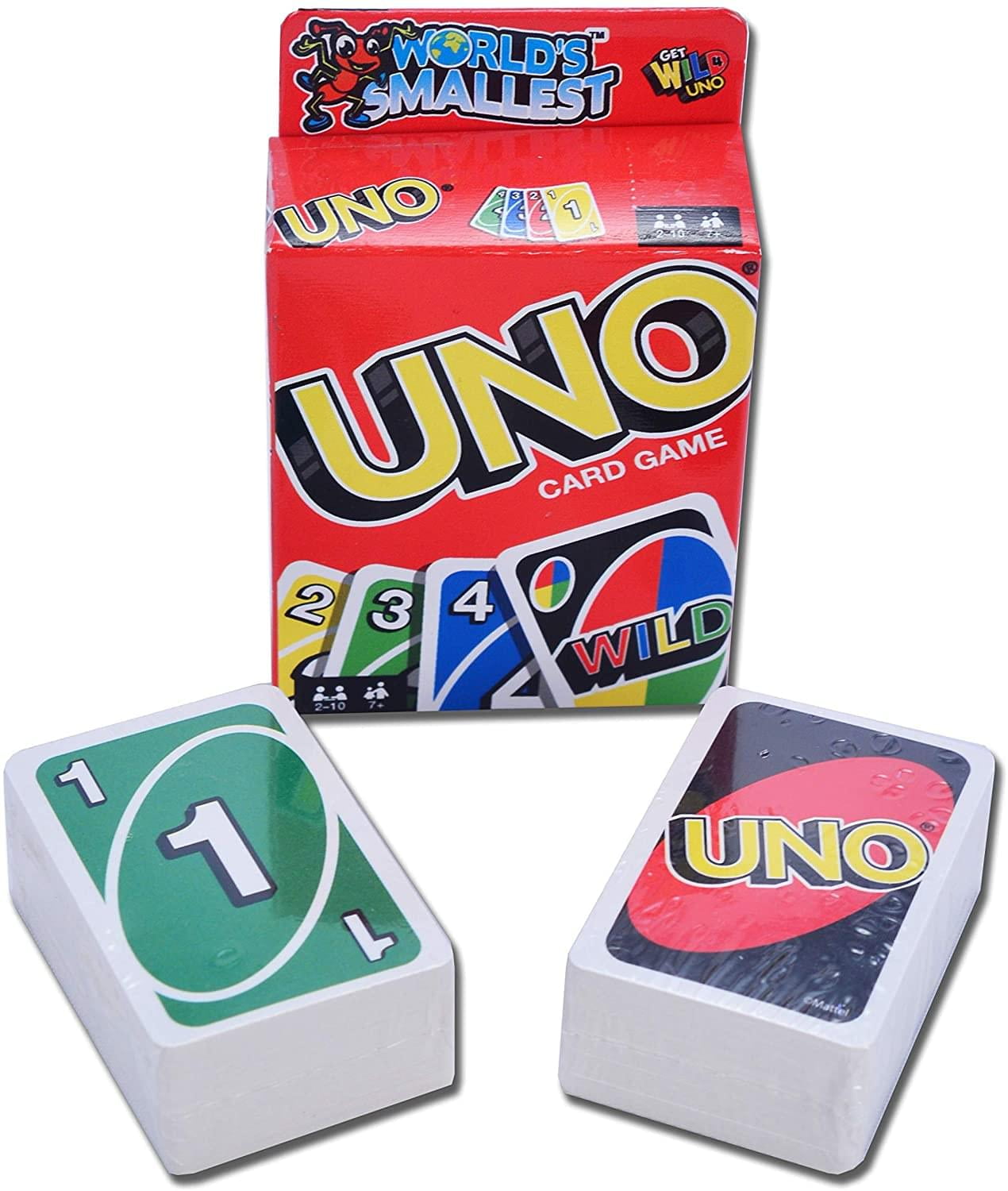 Alliance Entertainment's Mini World's Smallest Uno Card Game - Walmart.com