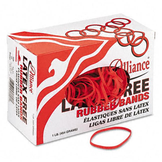 Alliance Latex-Free Orange Rubber Bands- Size 33- 3.5 x .13- 850-Box ...