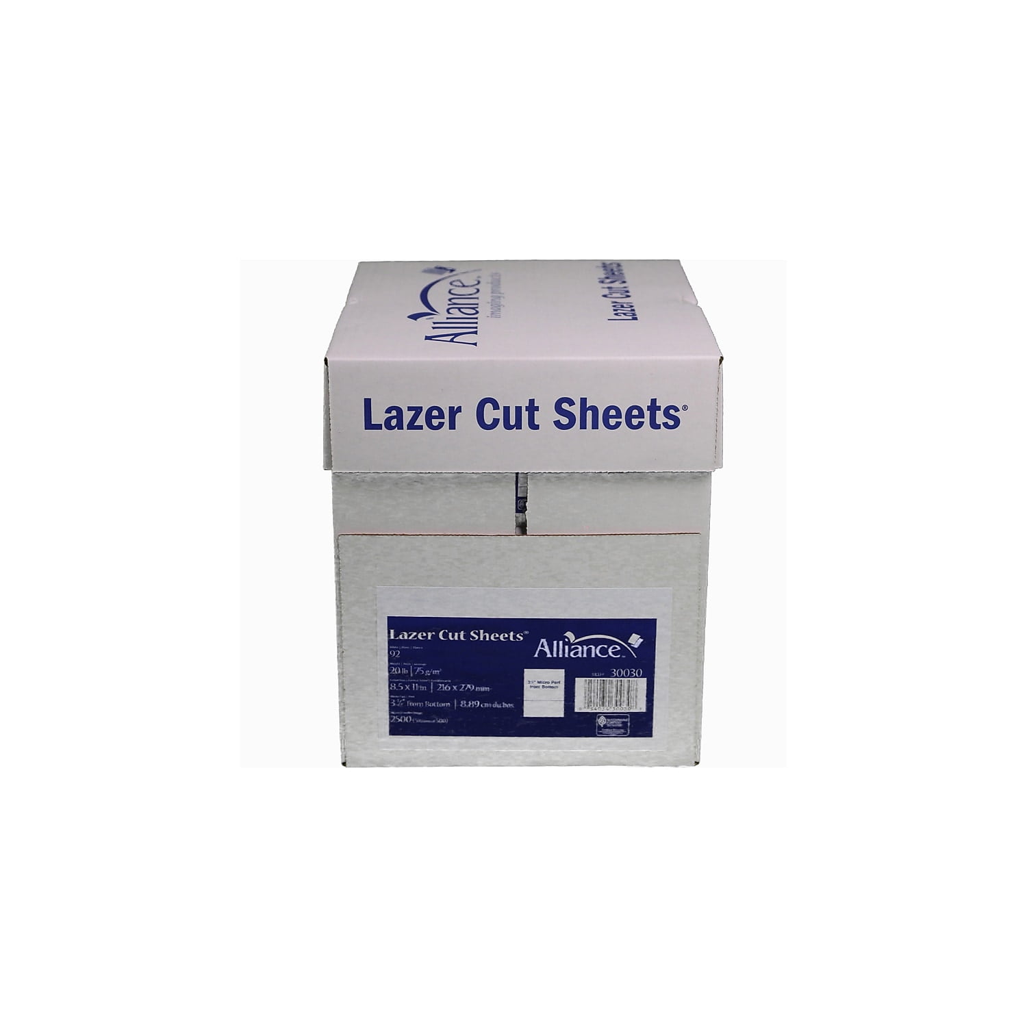 Free Shipping! Alliance Lazer Cut Sheets 8.5x11 Printer Paper 20 lbs ...