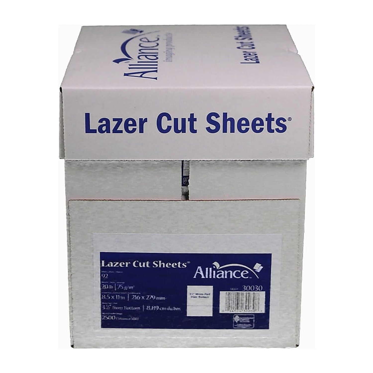Free Shipping! Alliance Lazer Cut Sheets 8.5x11 Printer Paper 20 lbs ...