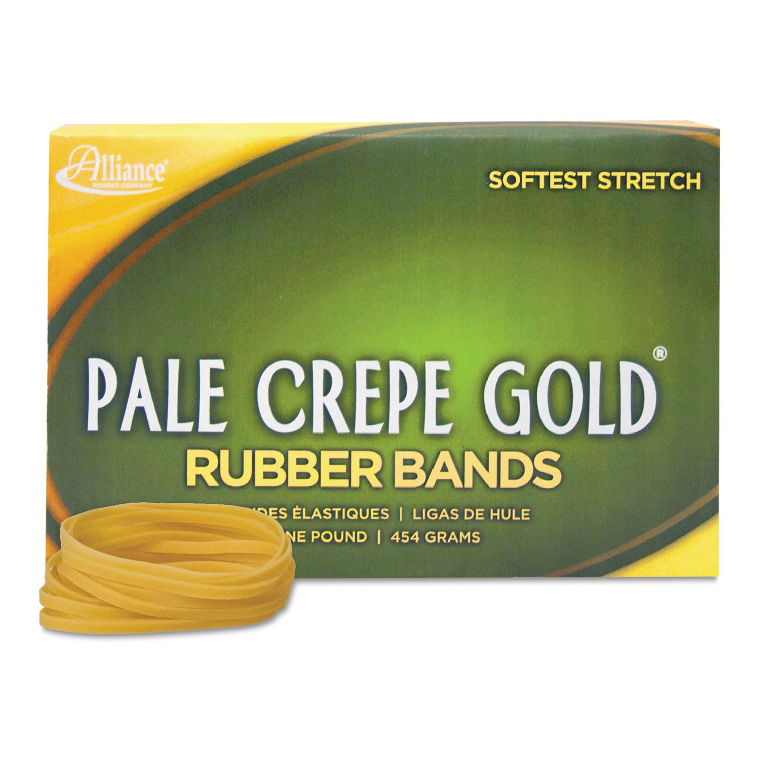 Alliance Pale Crepe Gold Rubber Bands - Walmart.com
