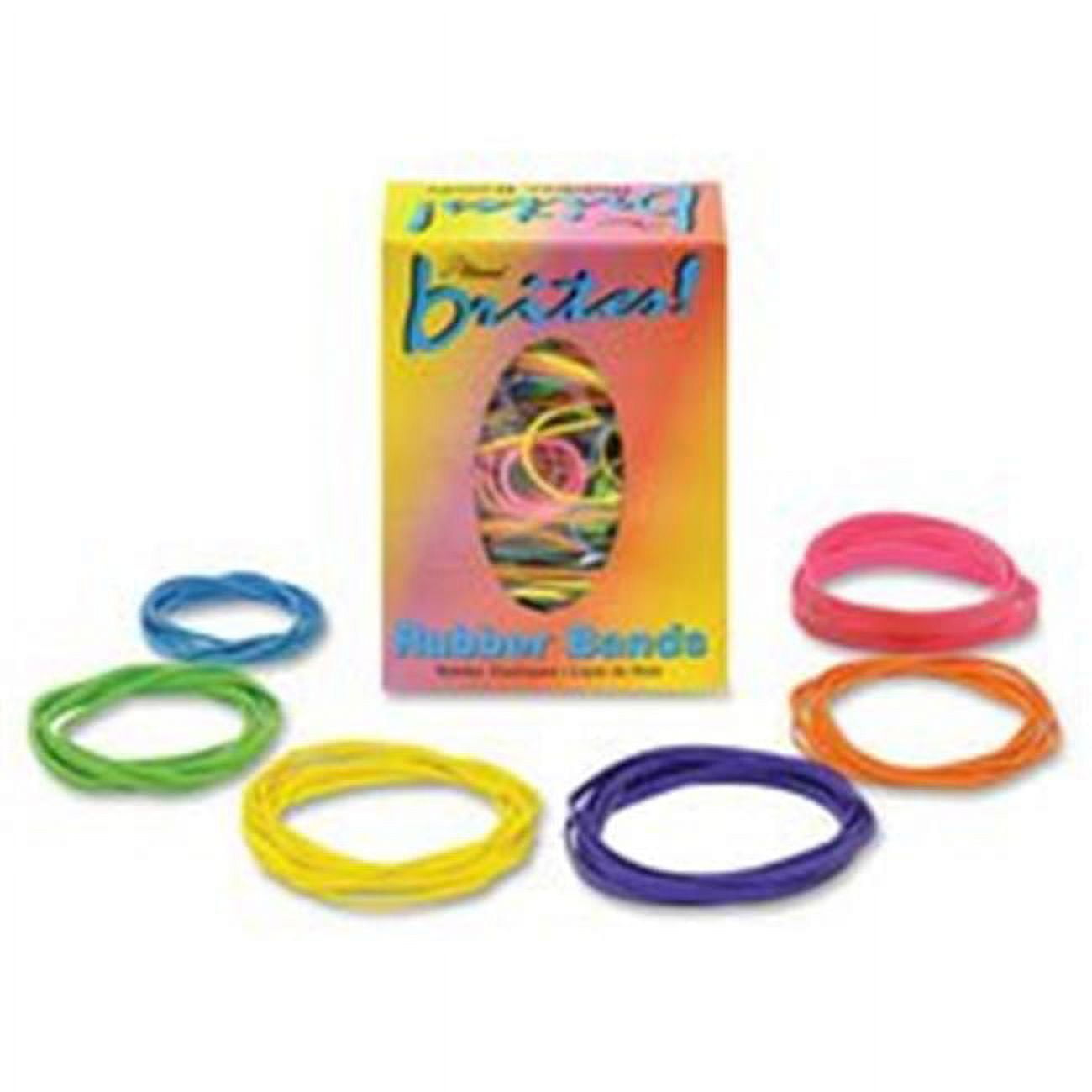 Alliance Rubber 07706 Non-Latex Brites File Bands, Colored Elastic ...
