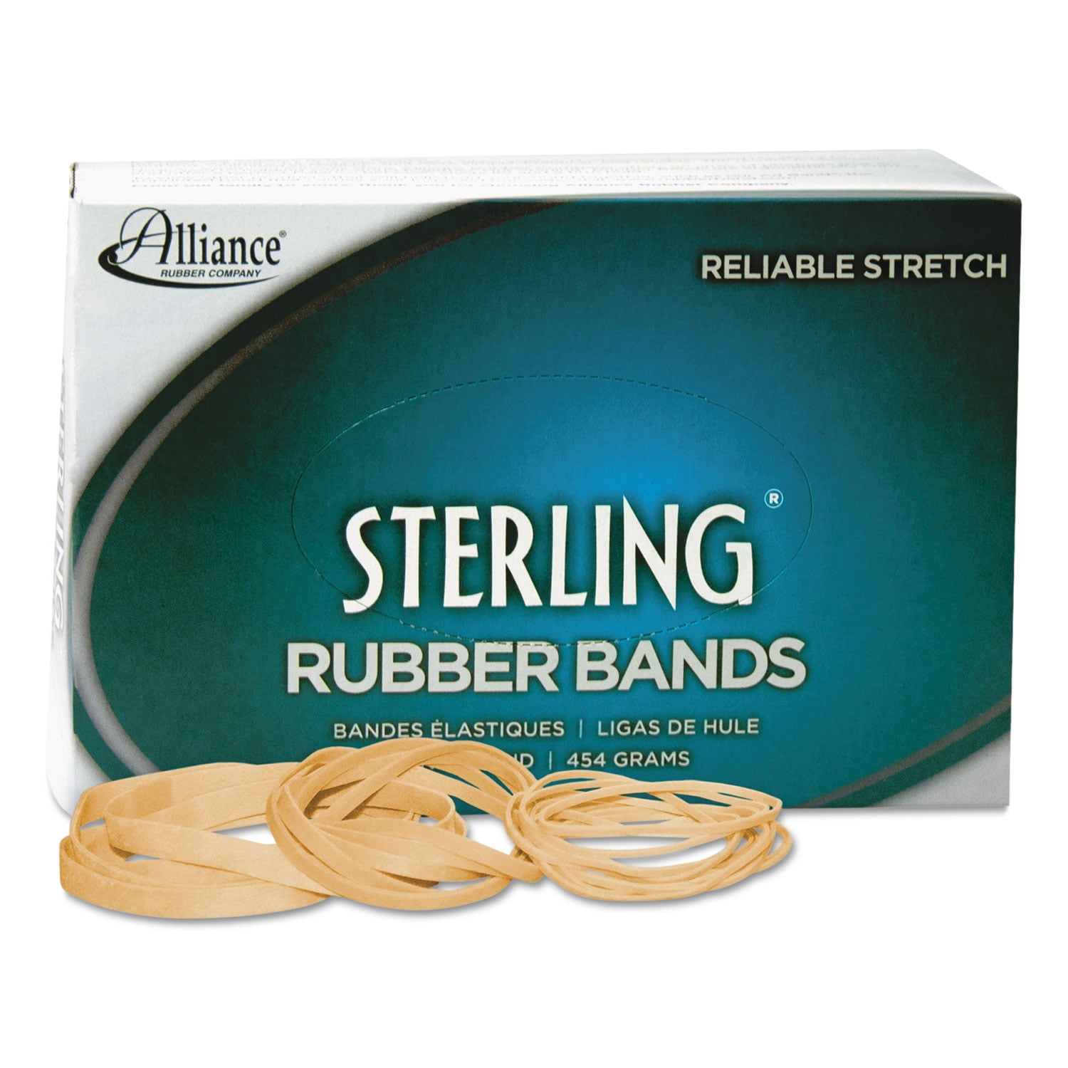 "Alliance Sterling Rubber Bands, Regular Office Use, Multi Size #117B ...
