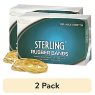 Alliance(R) Pale Crepe Gold? Rubber Bands In 1 Lb. Box, #19 3 1/2in. x ...