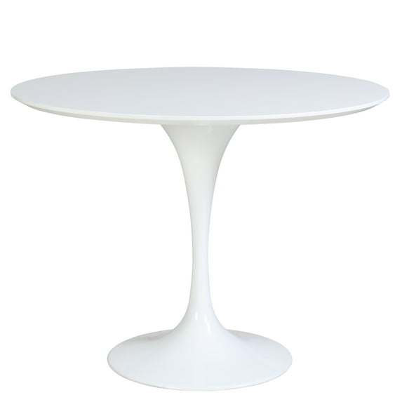 Allie 39" Round Table, White - Walmart.com