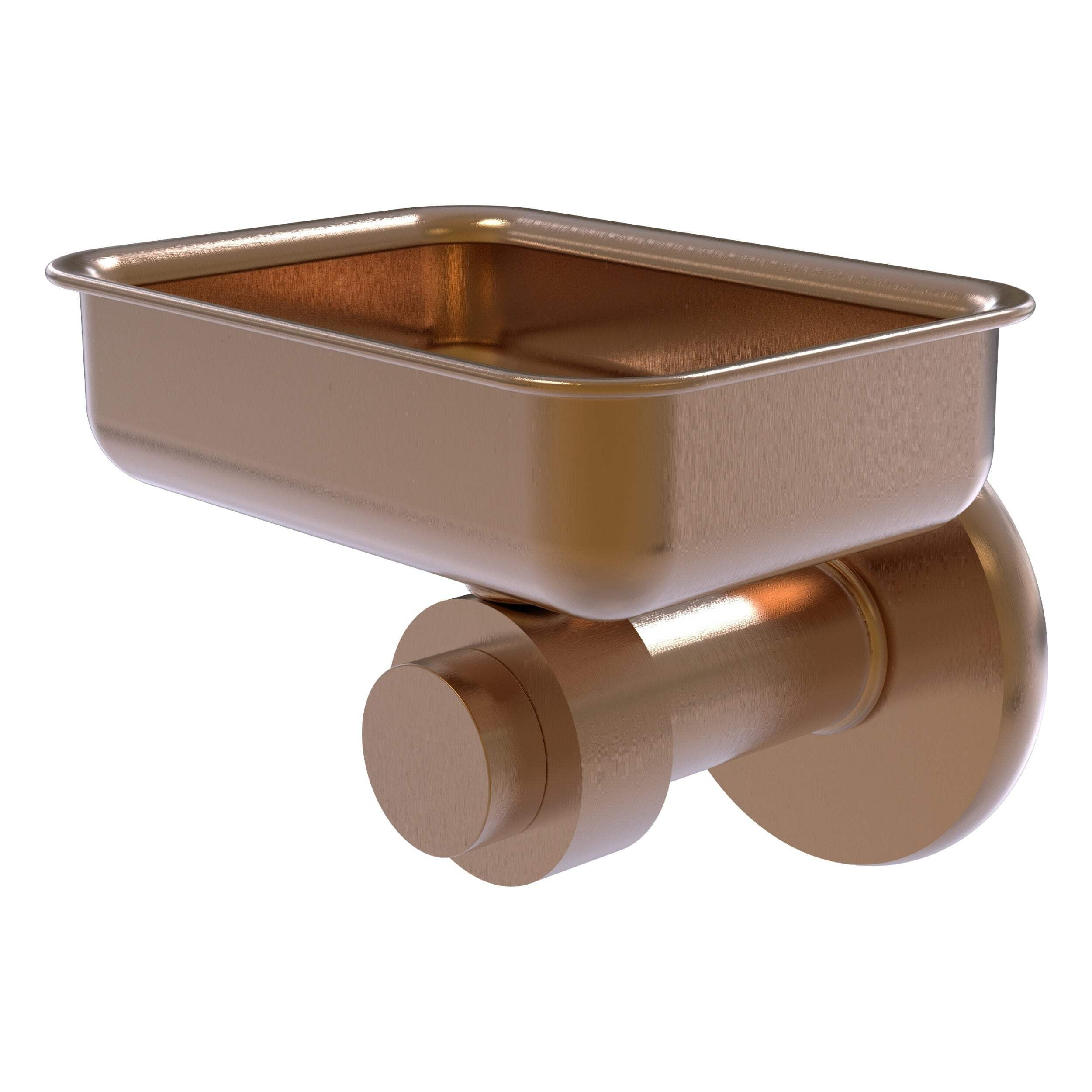 Allied Brass 932-BBR Mercury Collection Wall Mounted Soap Dish, Brushed ...