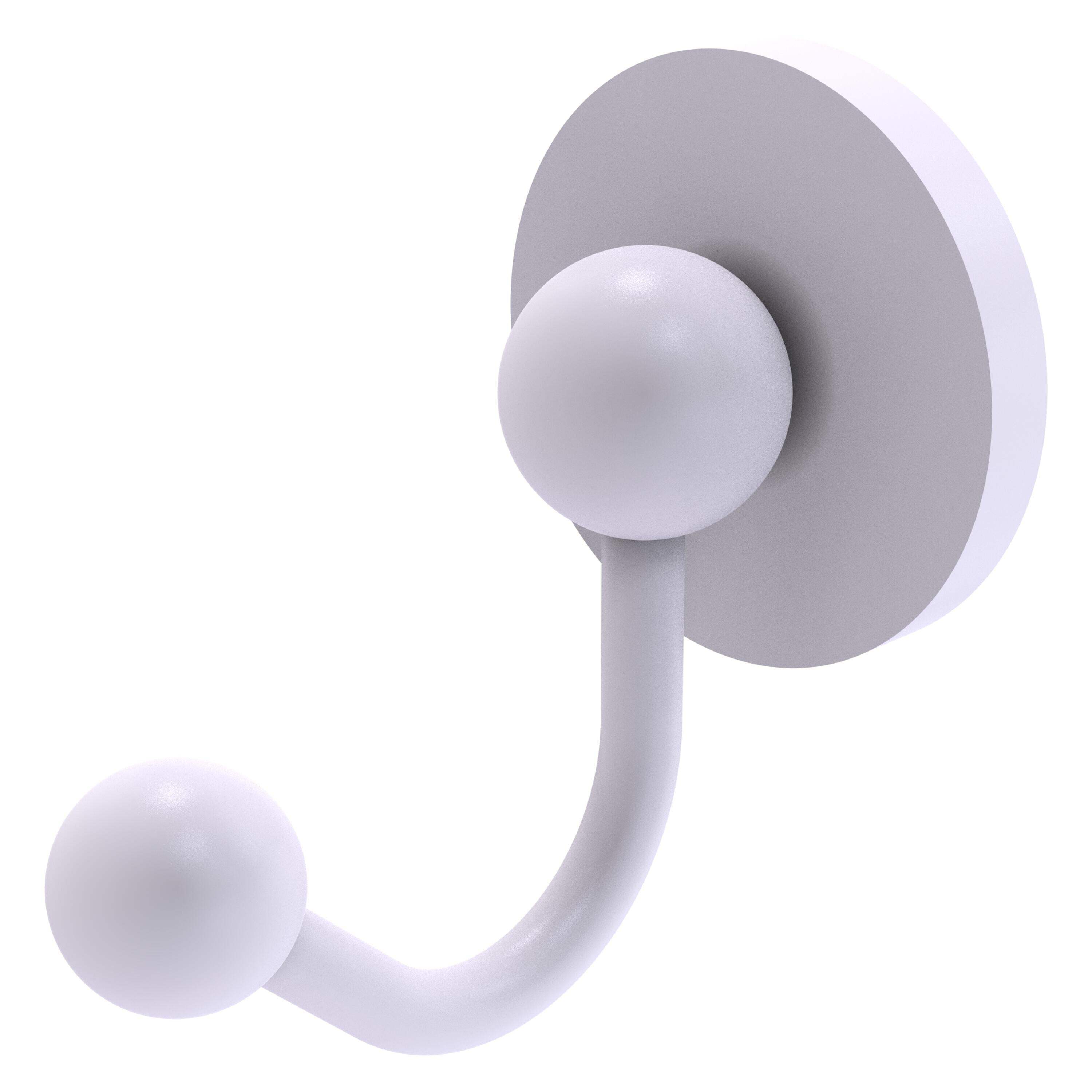Allied Brass - Prestige Skyline Collection Robe Hook in Matte White ...
