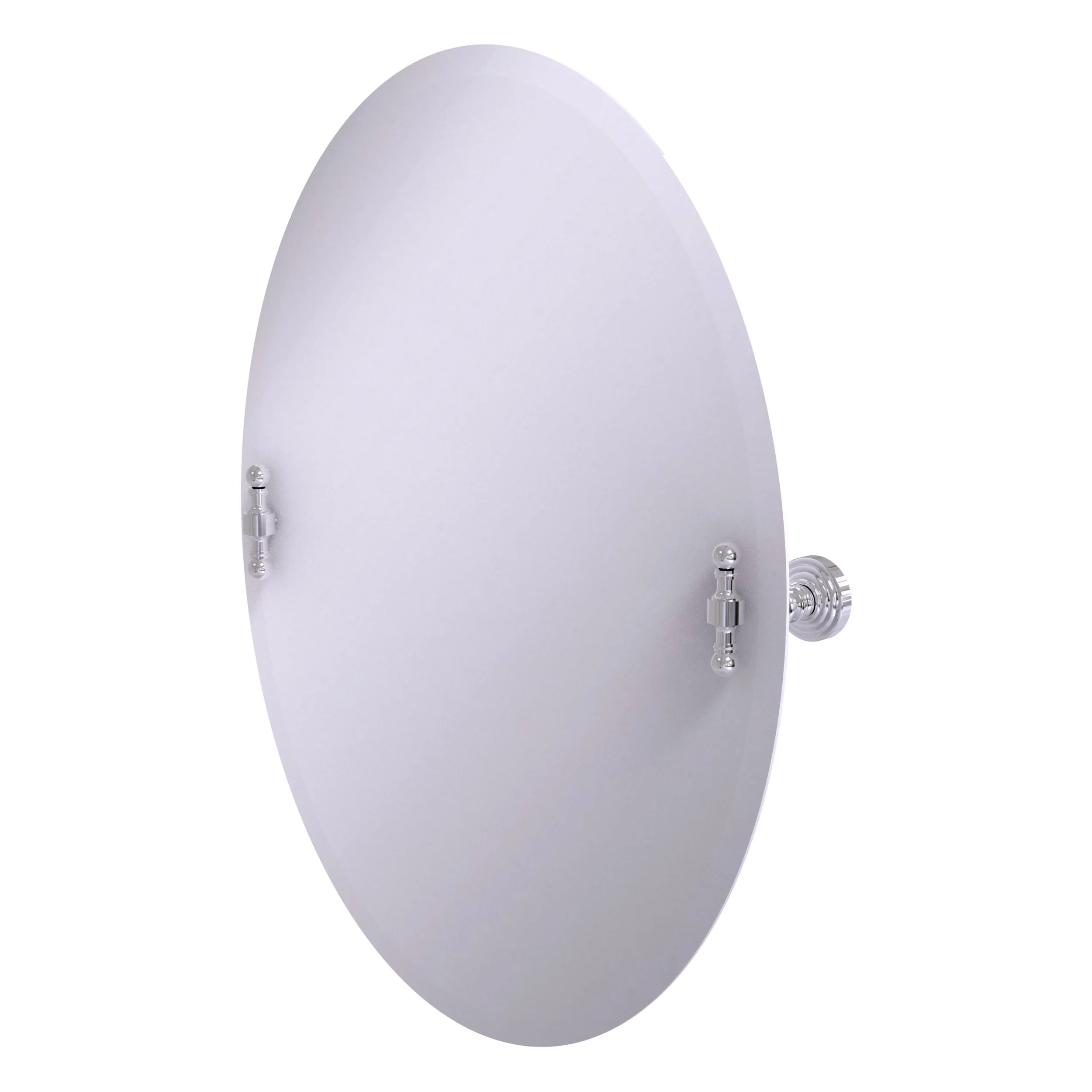 Allied Brass Retro Wave Collection Unframed Oval Tilt Wall Mirror ...