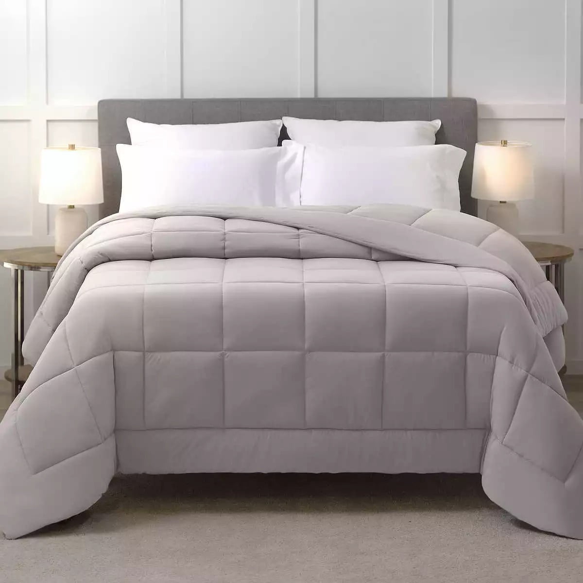Allied Home Down Below Zero Cooling Comforter, Gray Queen - Walmart.com
