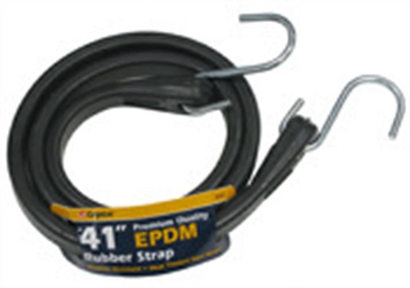 Cargoloc 62337 41" Black Epdm Rubber Straps With Steel Hooks - Walmart.com