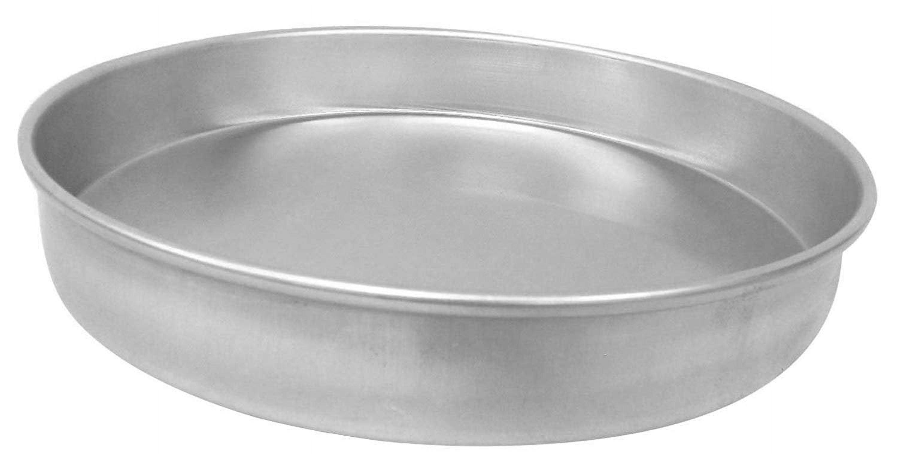Allied Metal CP7X2 Hard Aluminum Pizza/Cake Pan, Straight Sided, 7 by 2 ...