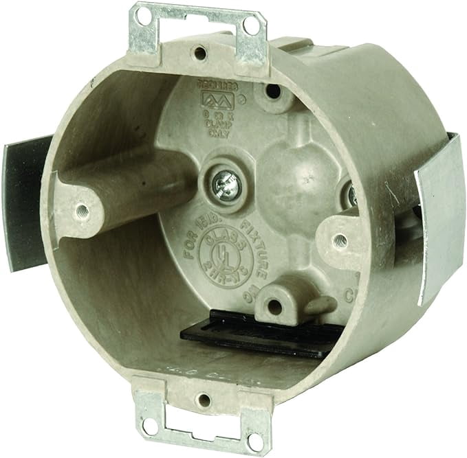 Allied Moulded 9338-ESK Fiberglassbox 4" Round Old Work Outlet BoxF ...