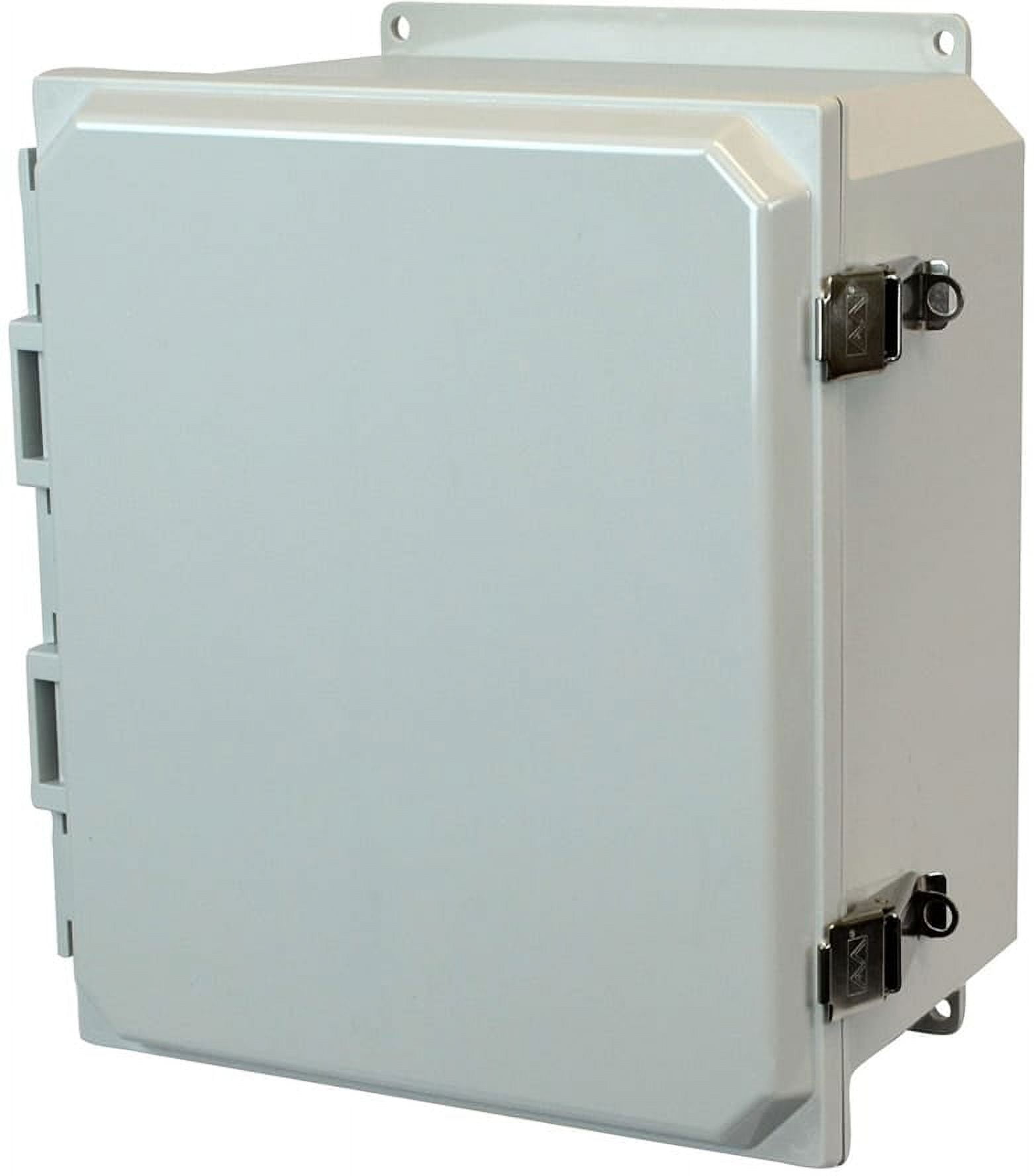 Allied Moulded AMP1206LF Metal Snap Latch Hinged Solid Opaque Cover ...