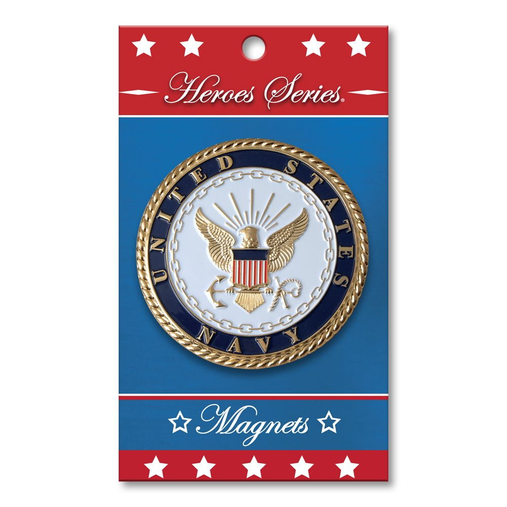 Allied Products Heroes Series Navy Medallion Small Magnet - 2.5 ...