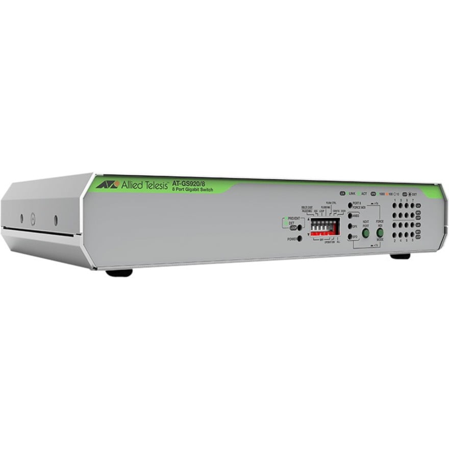 Allied Telesis 8-Port 10/100/1000T UnManaged Switch With Internal PSU - Walmart.com