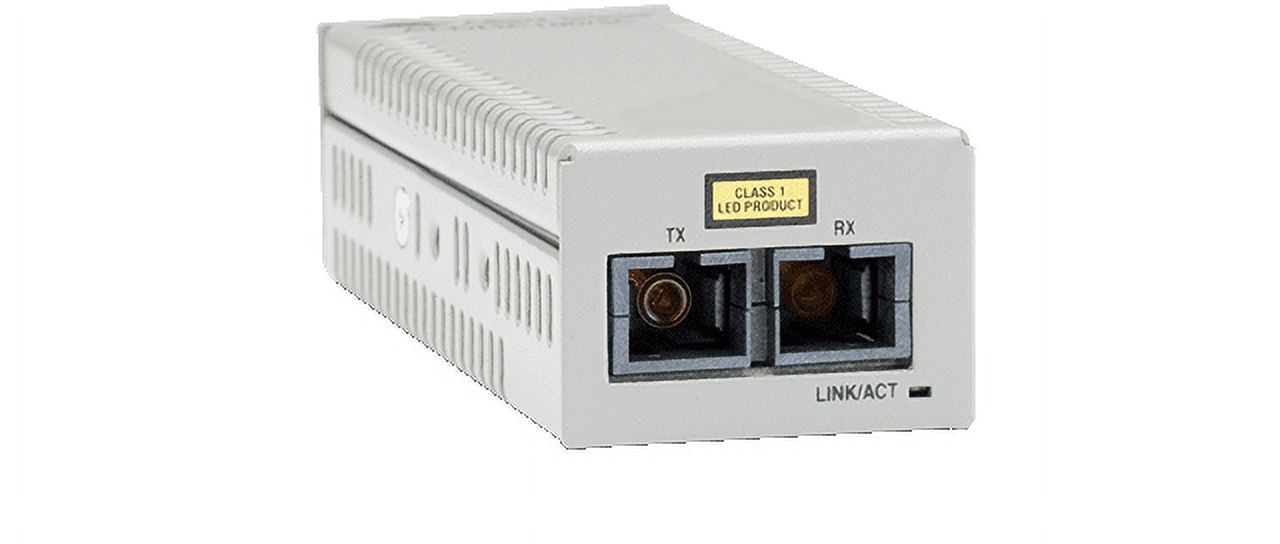 Allied Telesis Transceiver/Media Converter - 1 x Network (RJ-45) - 1 x SC Ports - Fast Ethernet ...