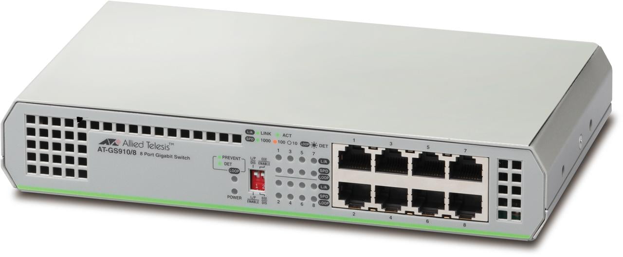 Allied Telesis Centercom At-Gs910/8 Ethernet Switch - Walmart.com