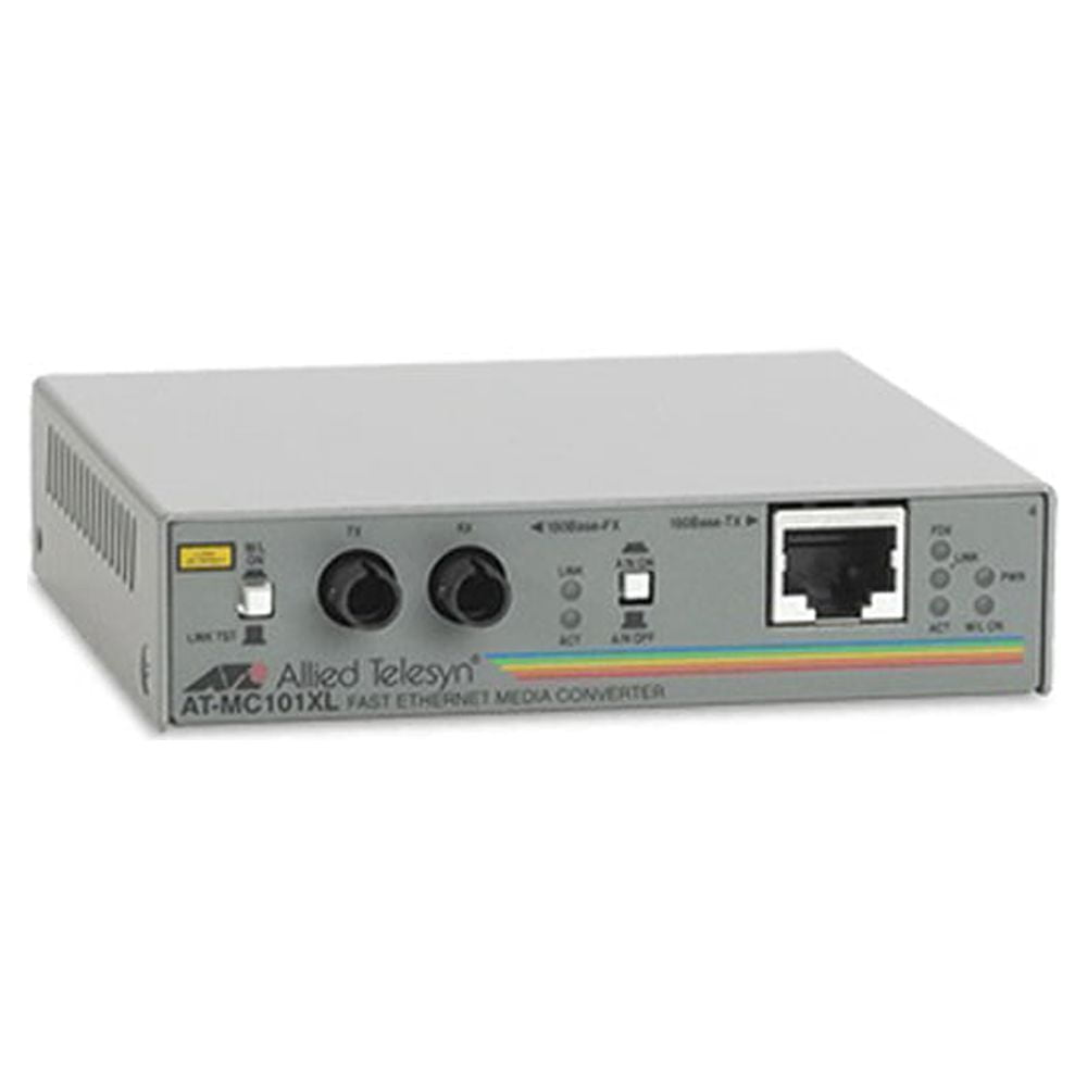 Allied Telesis Fast Ethernet to Fiber Media Converter - Walmart.com