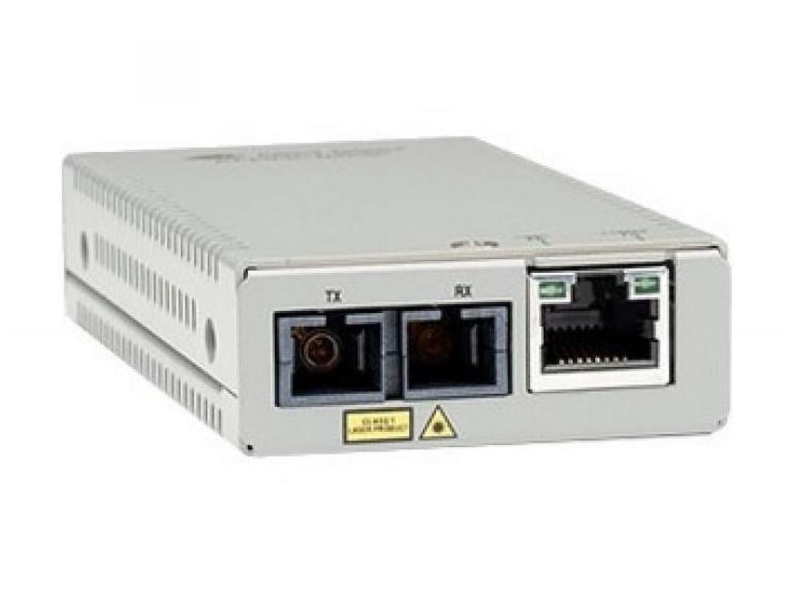 Allied Telesis MMC200/SC Transceiver/Media Converter - 1 x Network (RJ-45) - 1 x SC Ports ...