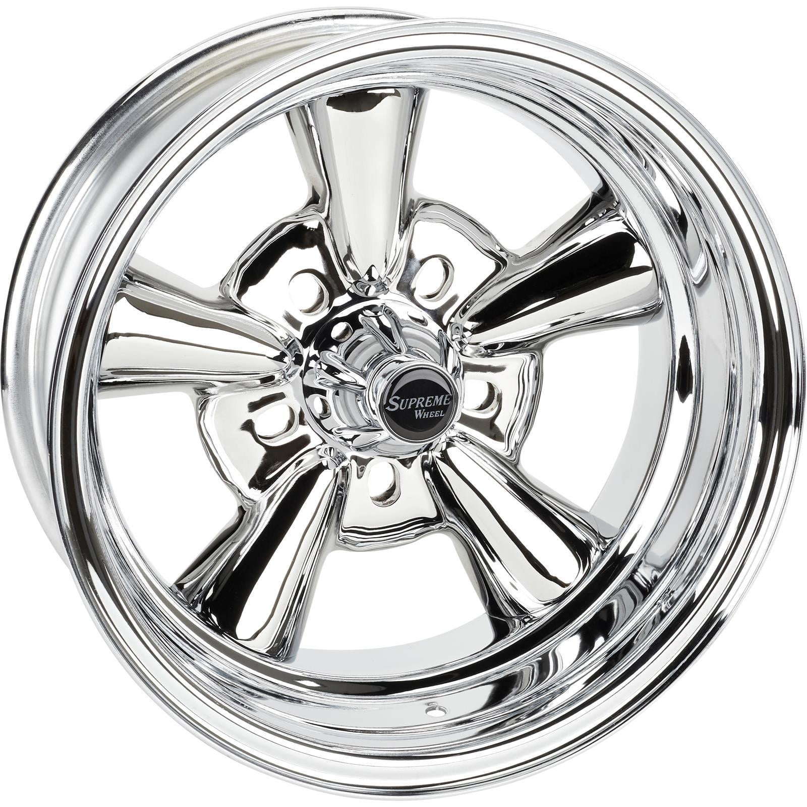 Allied Wheel 67 Supreme Polished 15" Rim 5x4.5"/5x4.75", -63mm offset ...