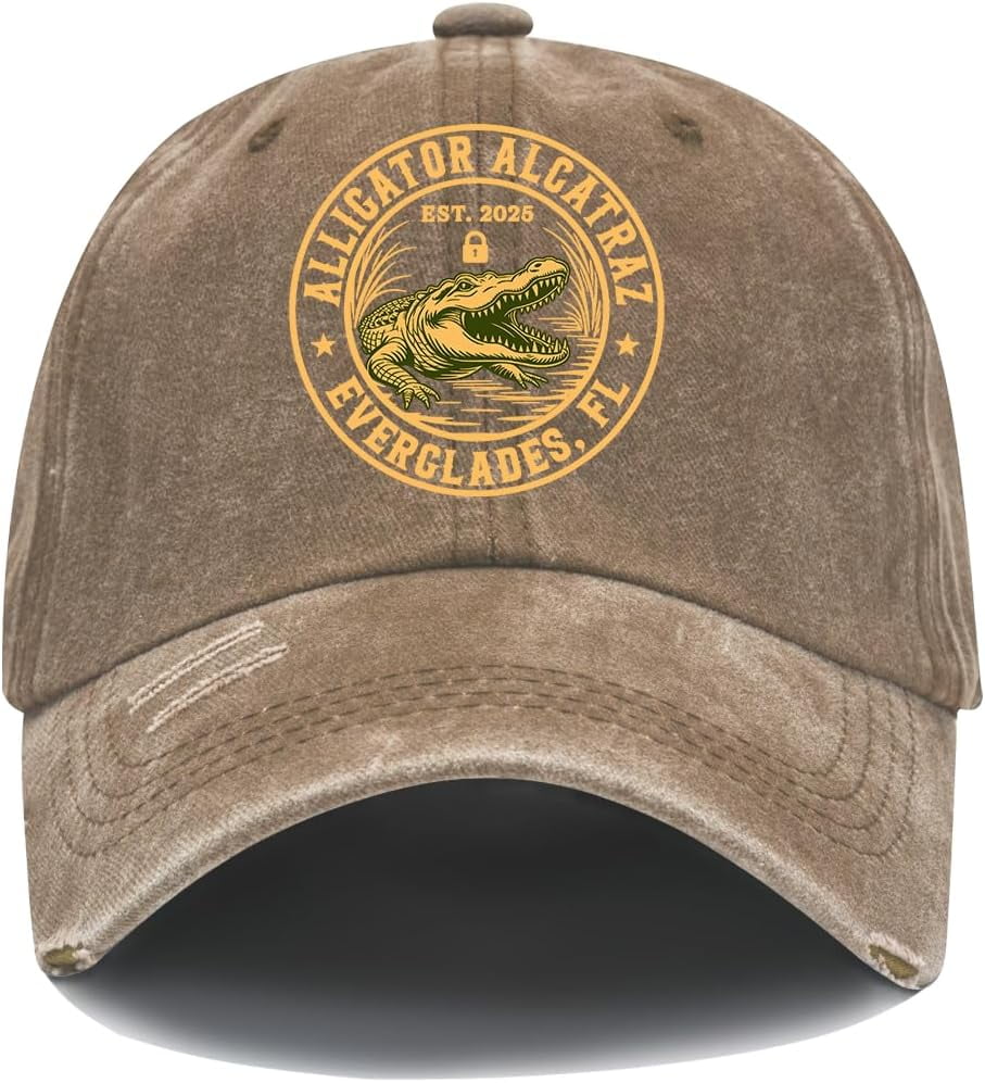 Alligator Alcatraz Hat Alligator Alcatraz Cap - Walmart.com