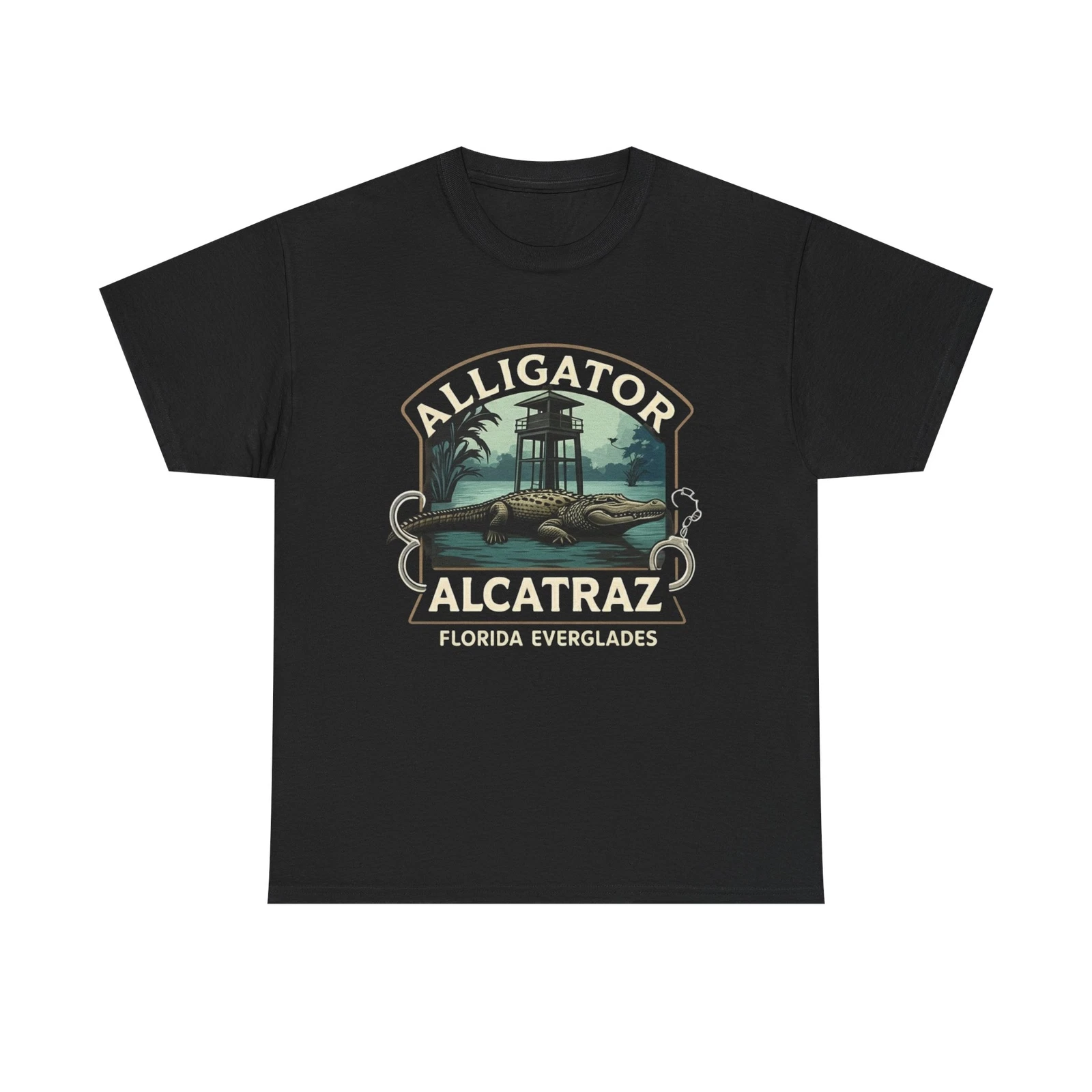 Alligator Alcatraz Prison - Florida Everglades Tee Shirt - Walmart.com