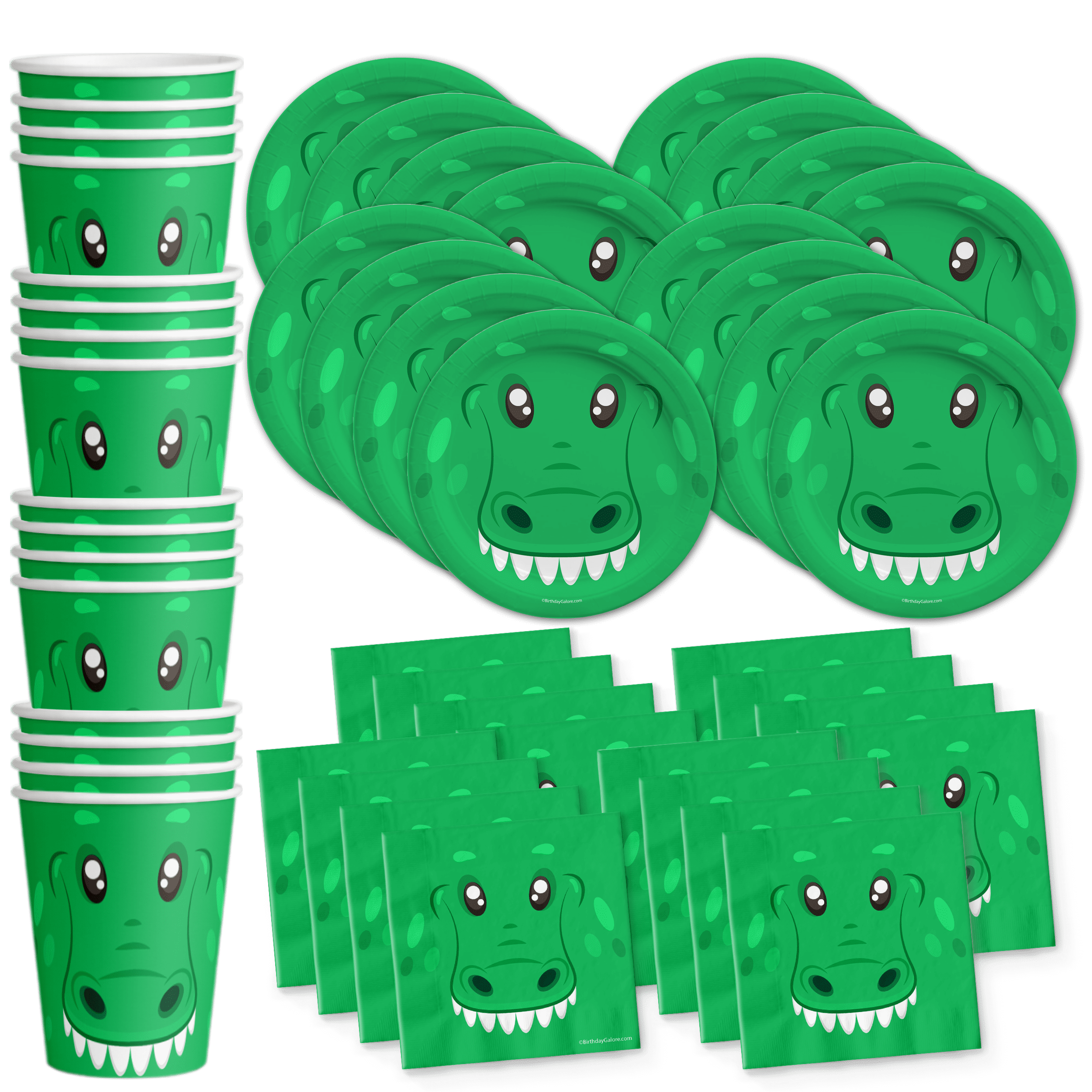 Alligator Birthday Party Supplies - Wild Animal Party Supplies - Baby ...