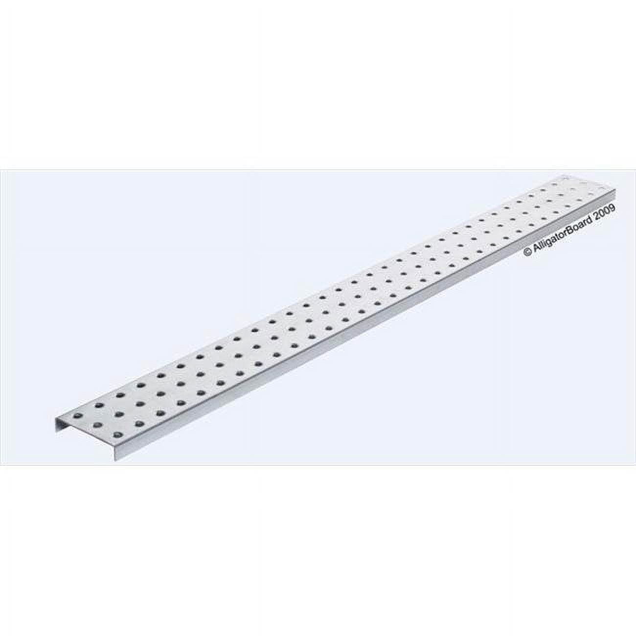 Alligator Board 3 in. L x 32 in. W Metal Pegboard Strip with Flange ...