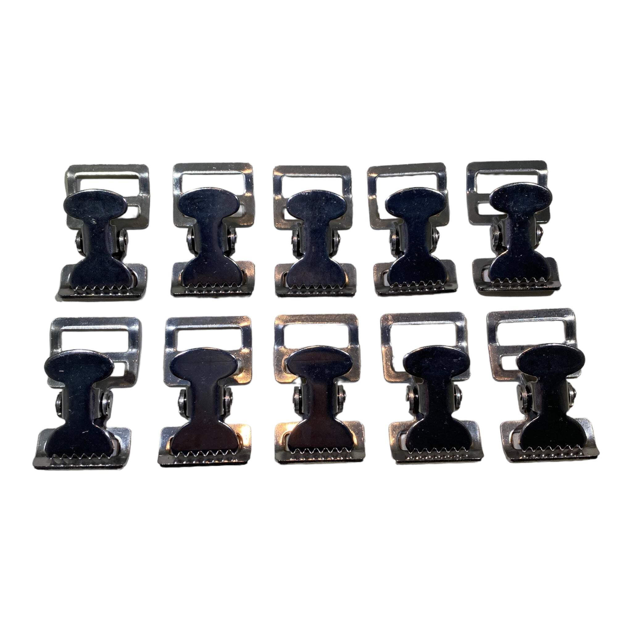 Alligator Buckle Tourniquet Buckle 1" Nickle Plated Clamp | 10 PACK ...