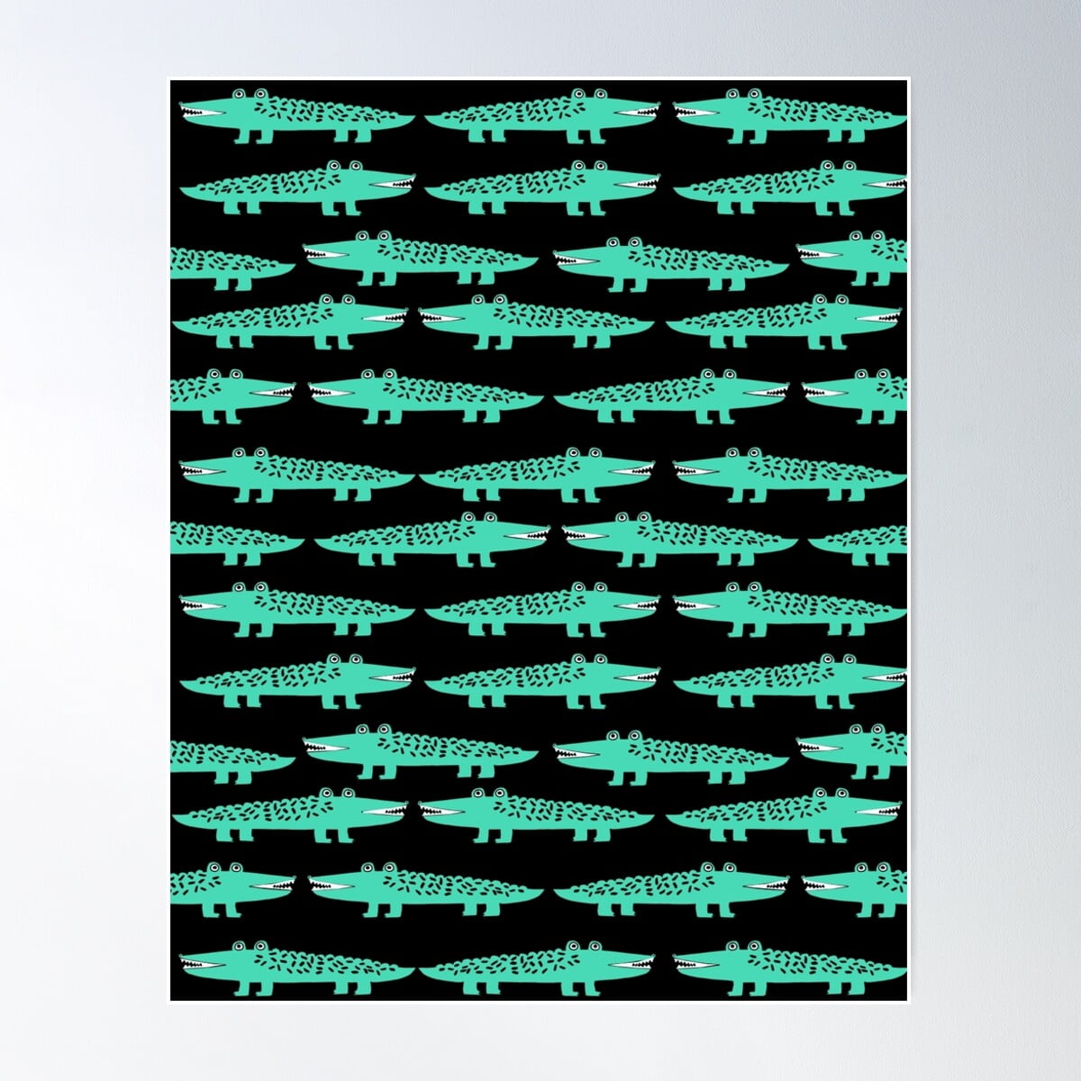 Alligator By Andrea Lauren Poster Wall Art, Modern Wall Decor For ...