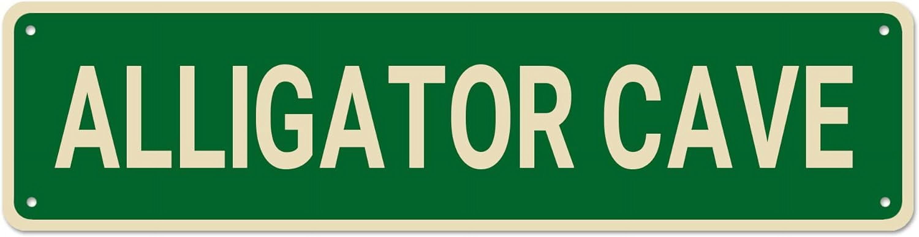 Alligator Cave Sign, Alligator Sign Alligator Decor Alligator Lover ...