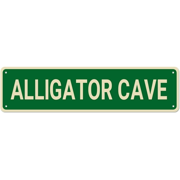 Alligator Cave Sign, Alligator Sign Alligator Decor Alligator Lover ...