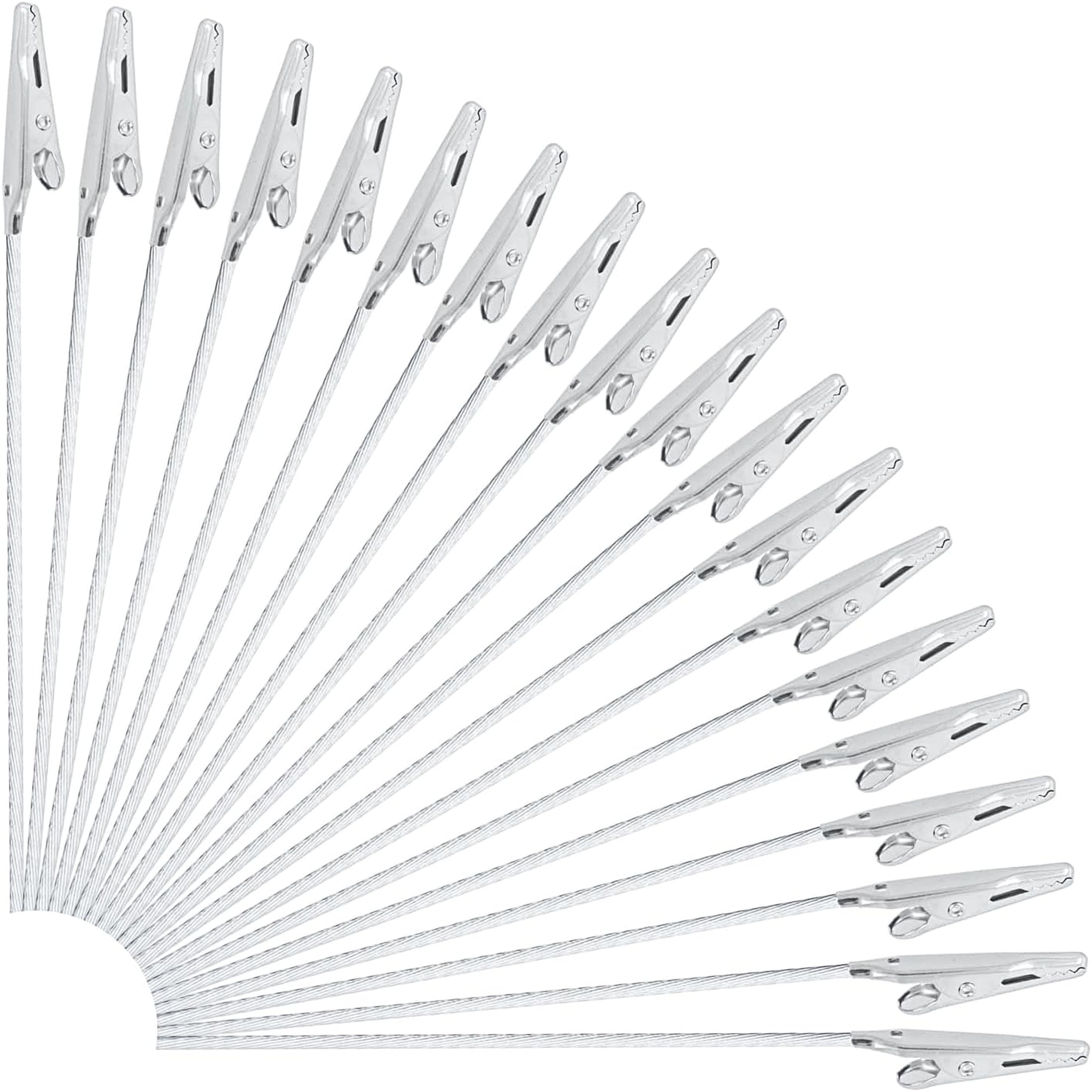 Alligator Clip Set for DIY Projects - 50 Metal Wire Holders for Photos ...