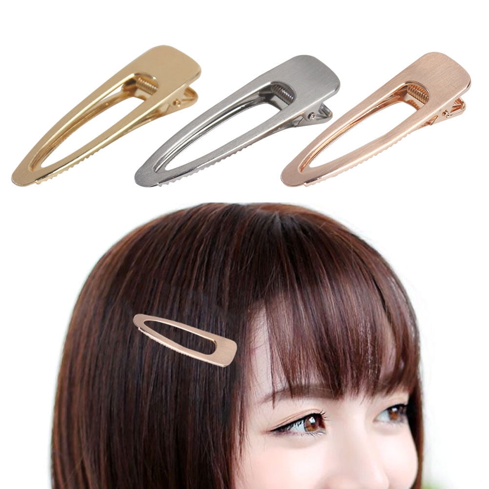 Alligator Clips for Hair Curly Accessories 3 Pcs Headgear Bangs Tiara ...