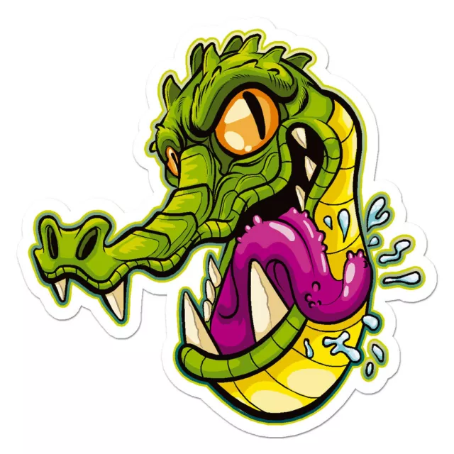 Alligator Crocodile Sticker Phone Decal Water Bottle Stickers Car ...
